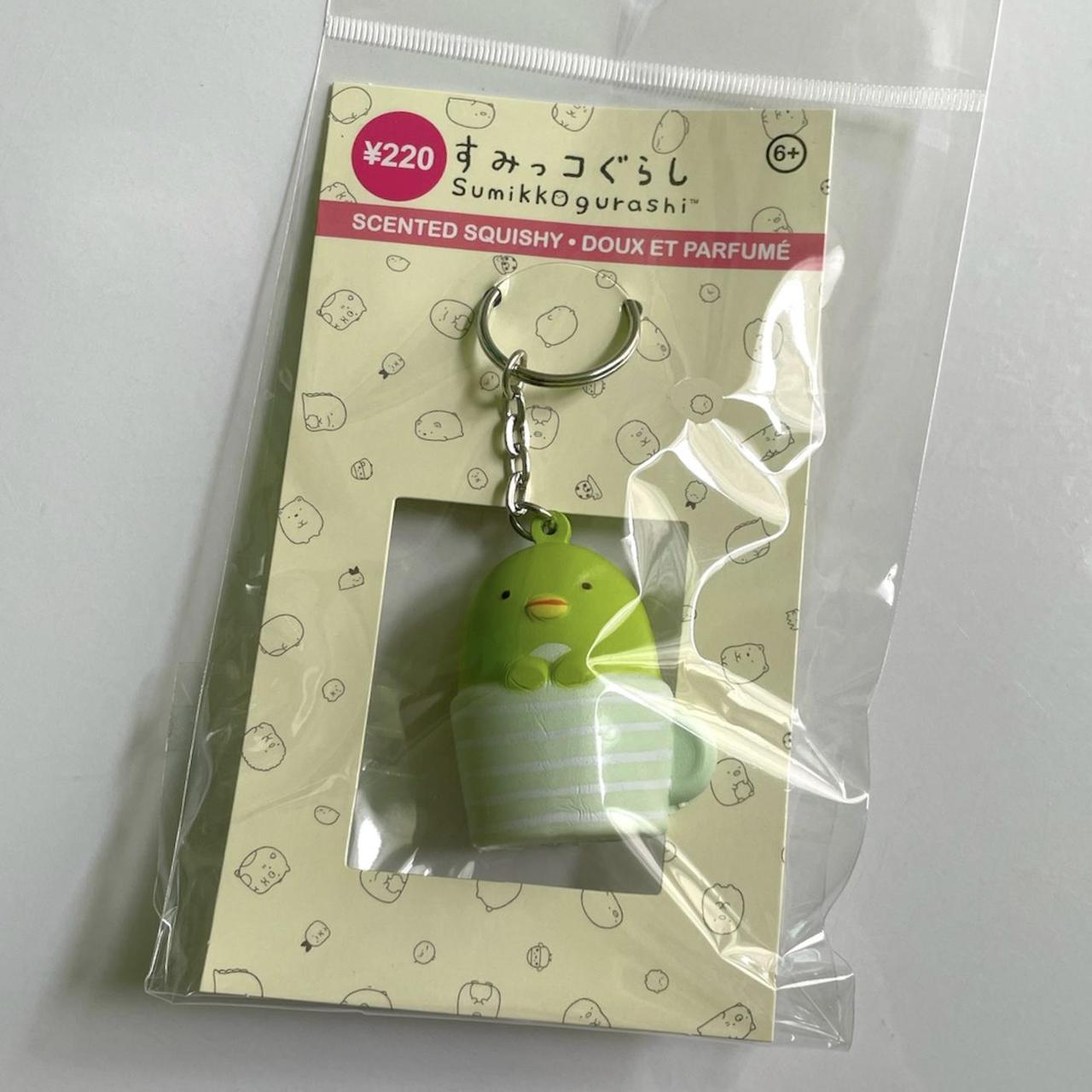 🍵 Sumikko Gurashi scented squishy keychain... - Depop