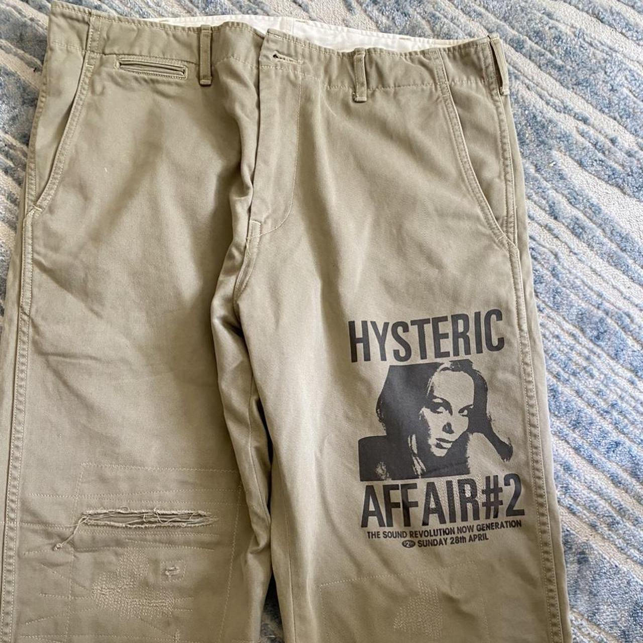 hysteric glamour khaki pants fits around 33/30.... - Depop