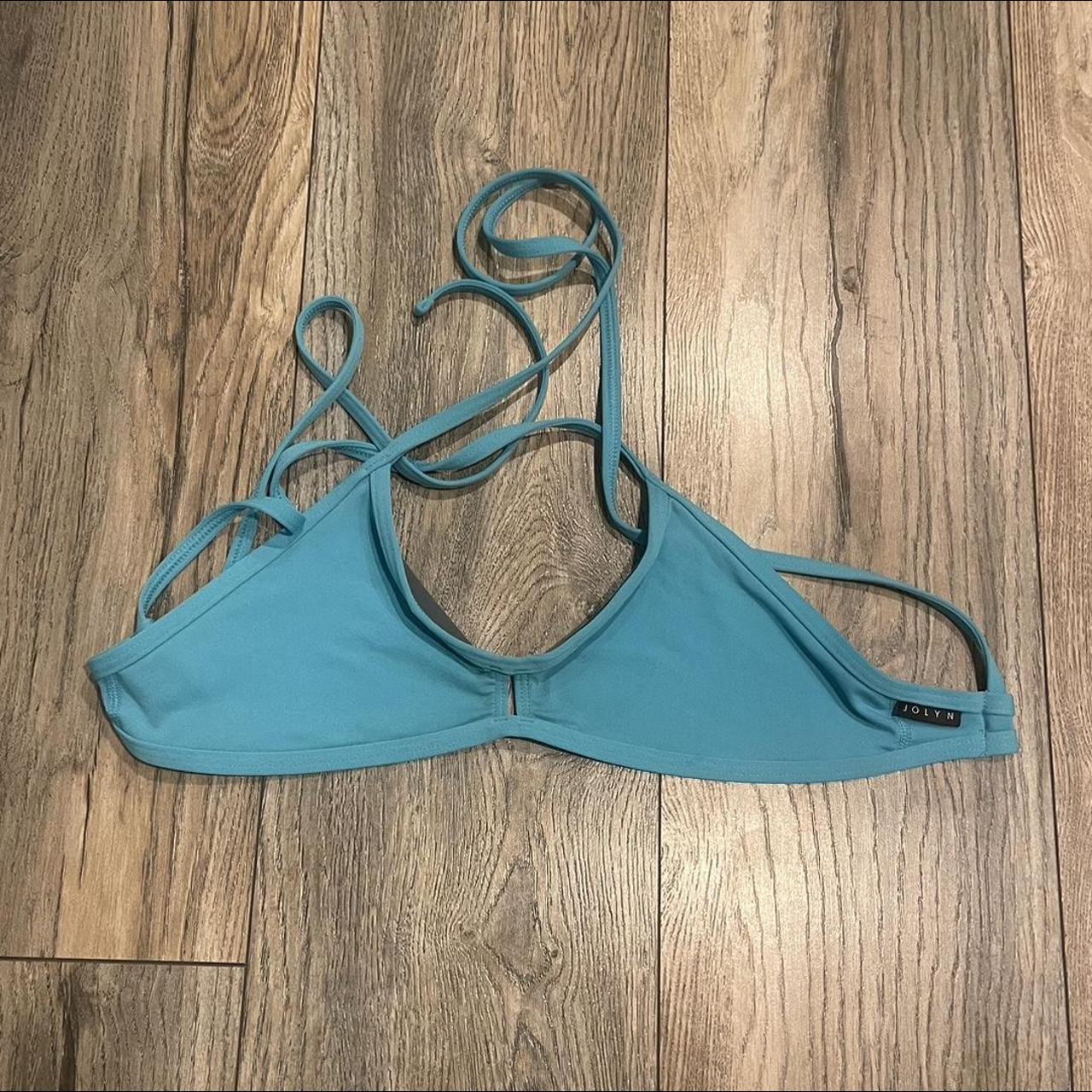 Teal Jolyn Bikini Top Free shipping! Size medium,... - Depop