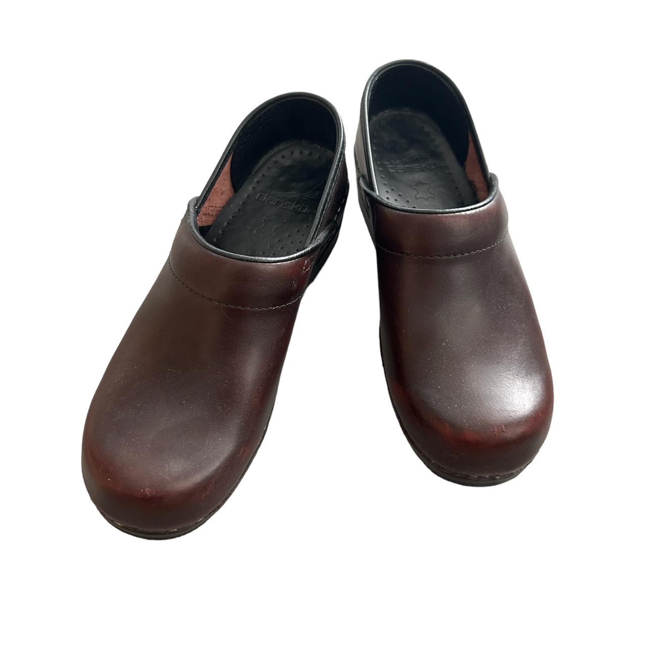 Burgundy Platform Clogs - Classic clogs from the... - Depop