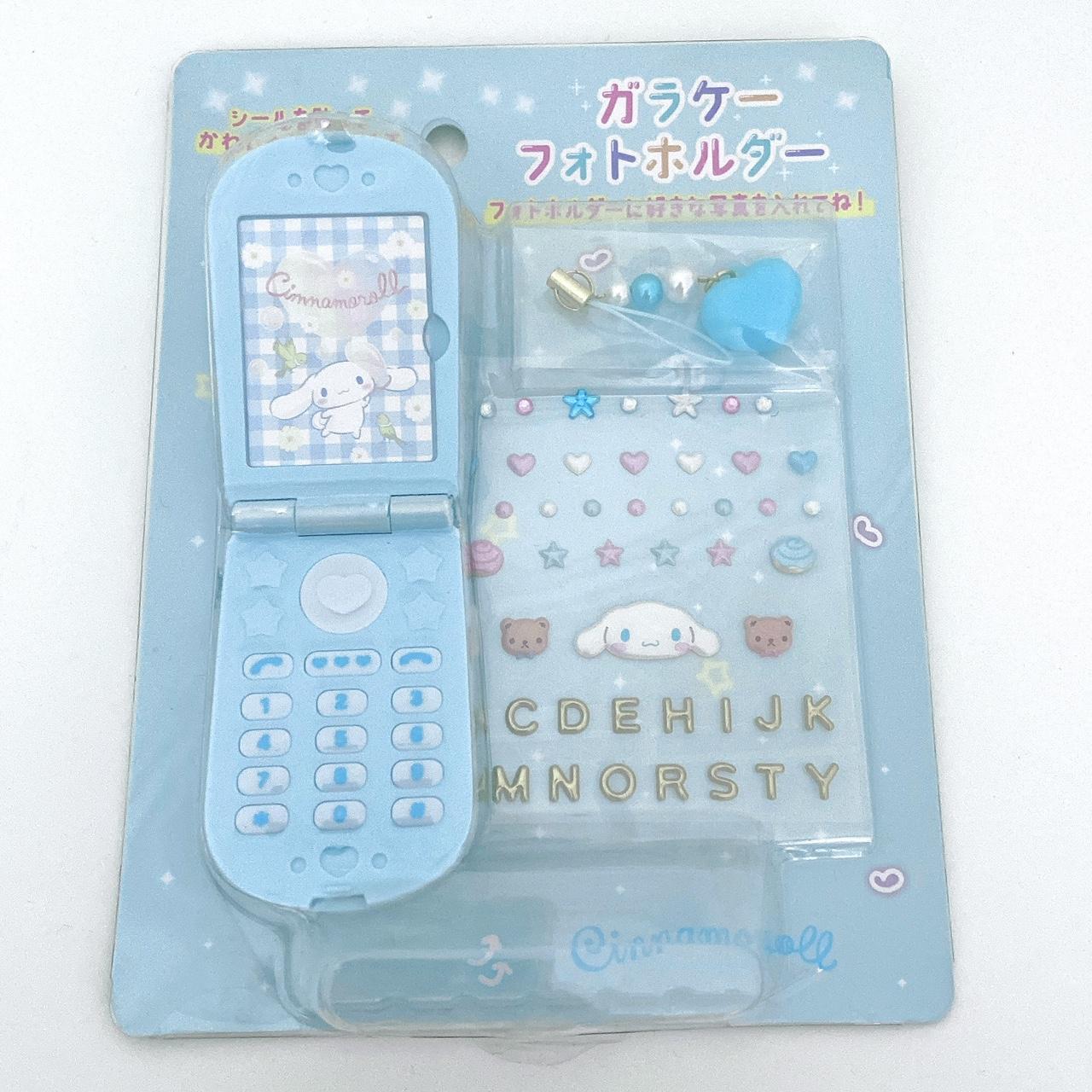 Cinnamoroll Sanrio Japan Blue Flip Cellphone Garake... - Depop
