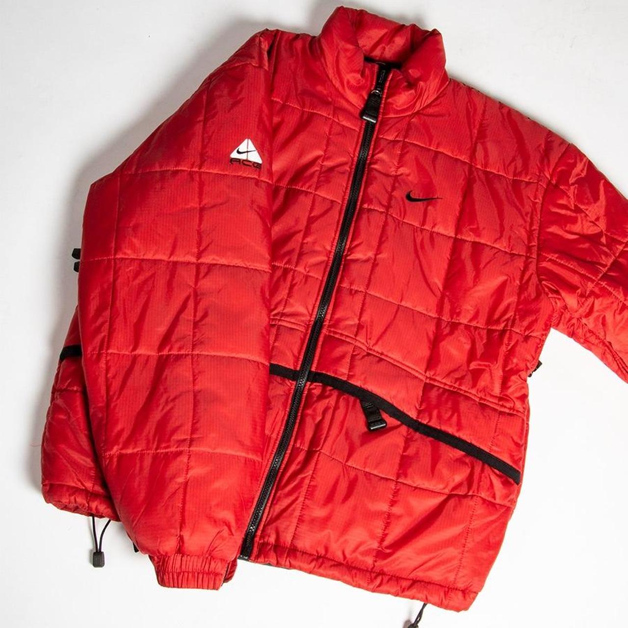 Nike ACG Men's Red Jacket | Depop