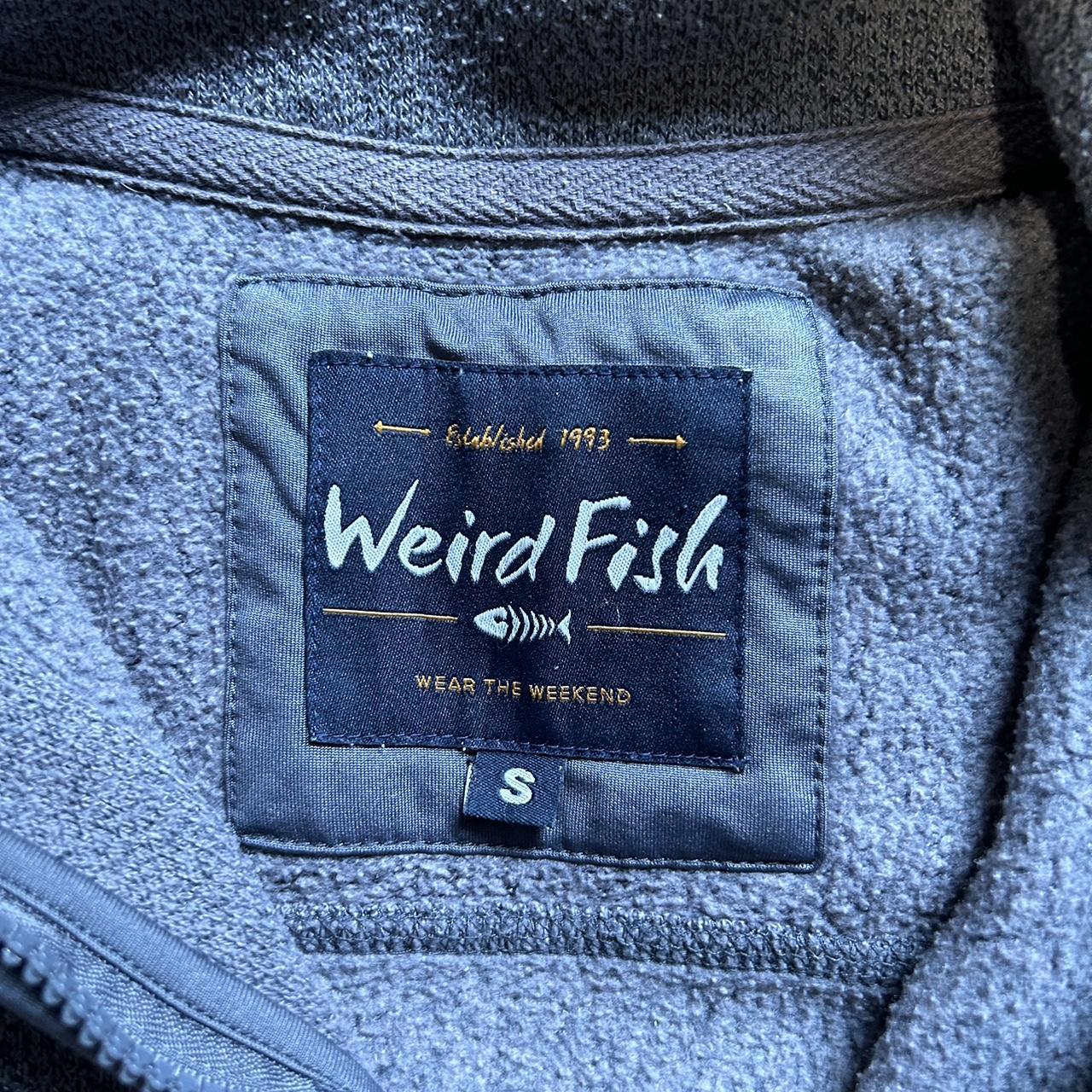 Weird Fish quarter zip fleece - Small - Depop