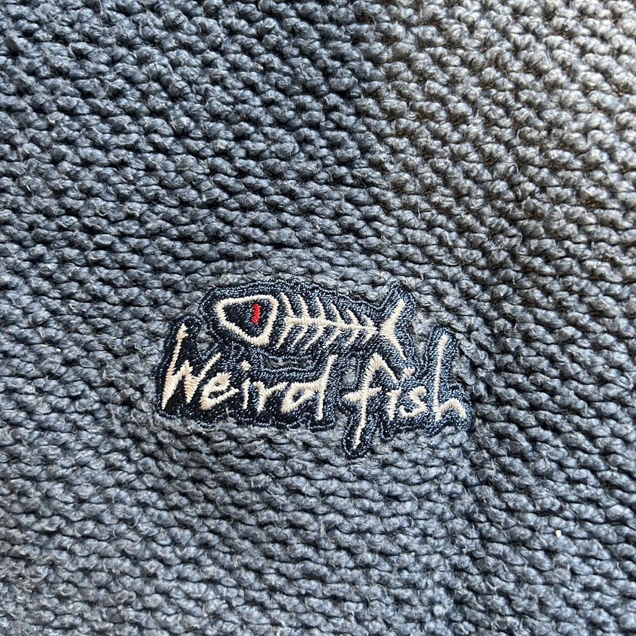 Weird fish quarter zip fleece - Large (fits medium) - Depop