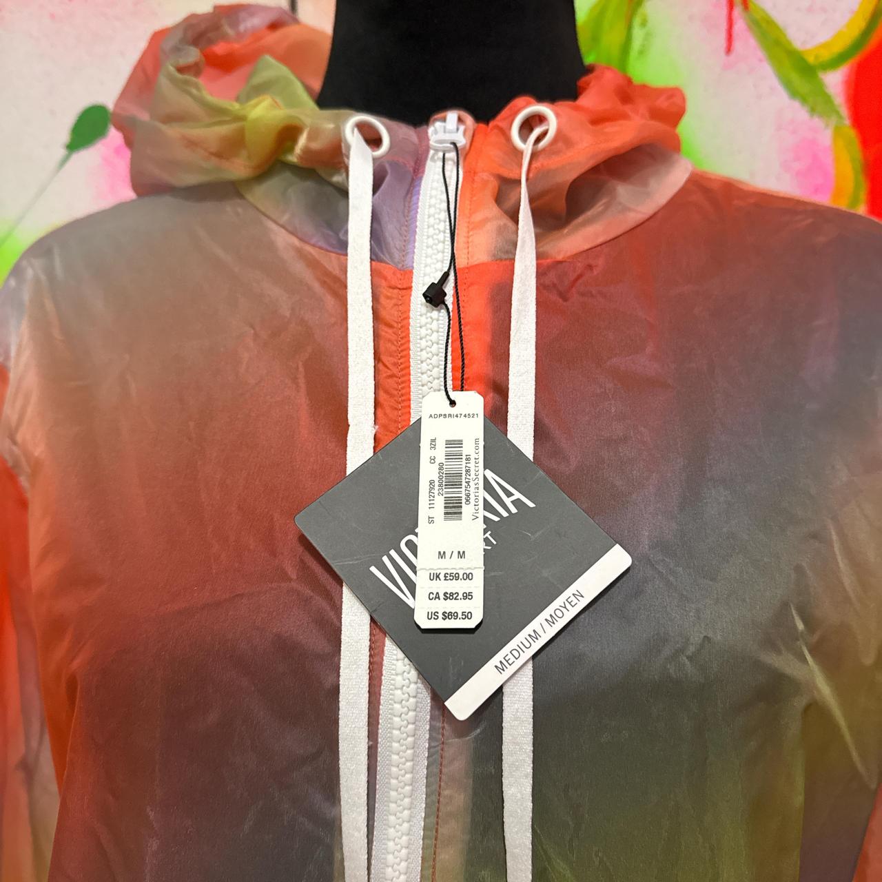 Colorful windbreaker jacket... | Depop