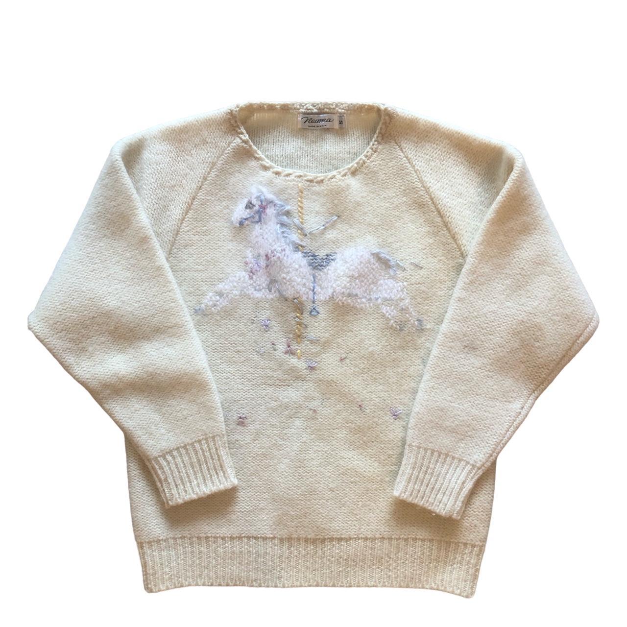 Vintage made in the USA Horse Carousel sweater. All... - Depop