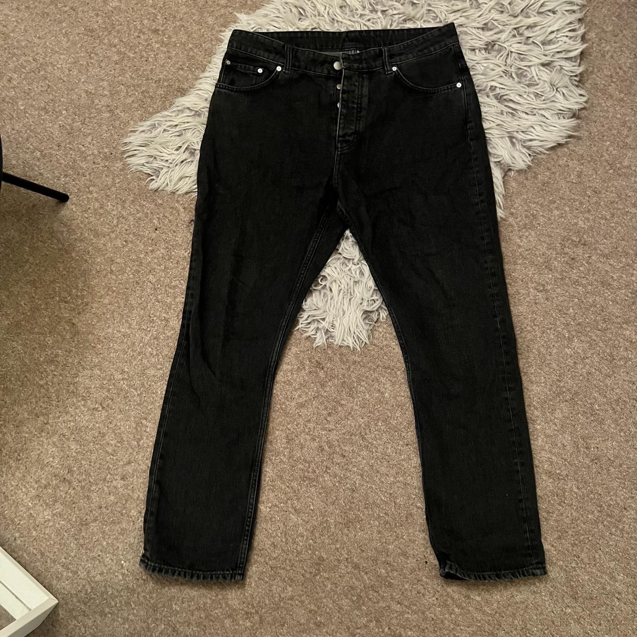 Black weekday jeans Line collection Size - Depop
