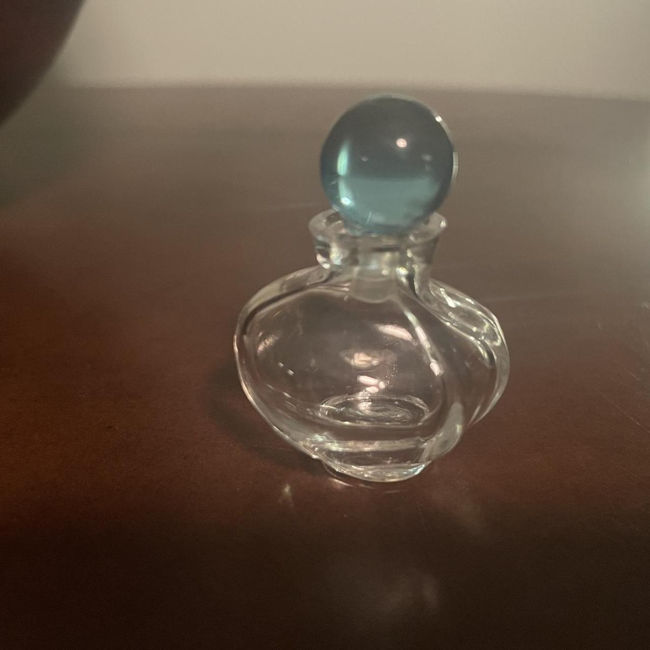Blue crystal ball vintage 90’s perfume bottle.... - Depop