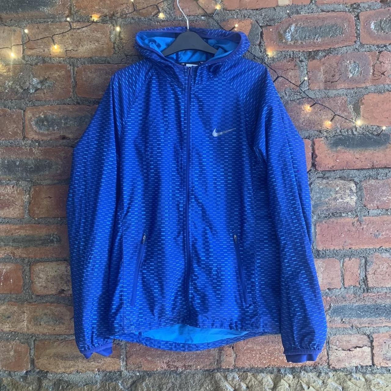 Nike dri-fit running jacket blue Rare piece Great... - Depop