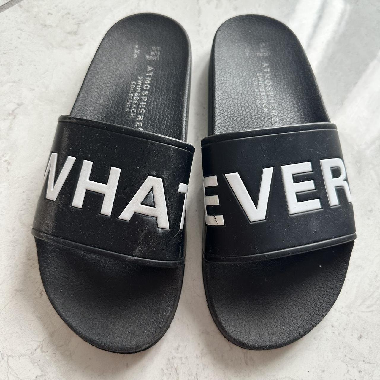 Whatever slides Size 6 Worn with signs of wear and... - Depop