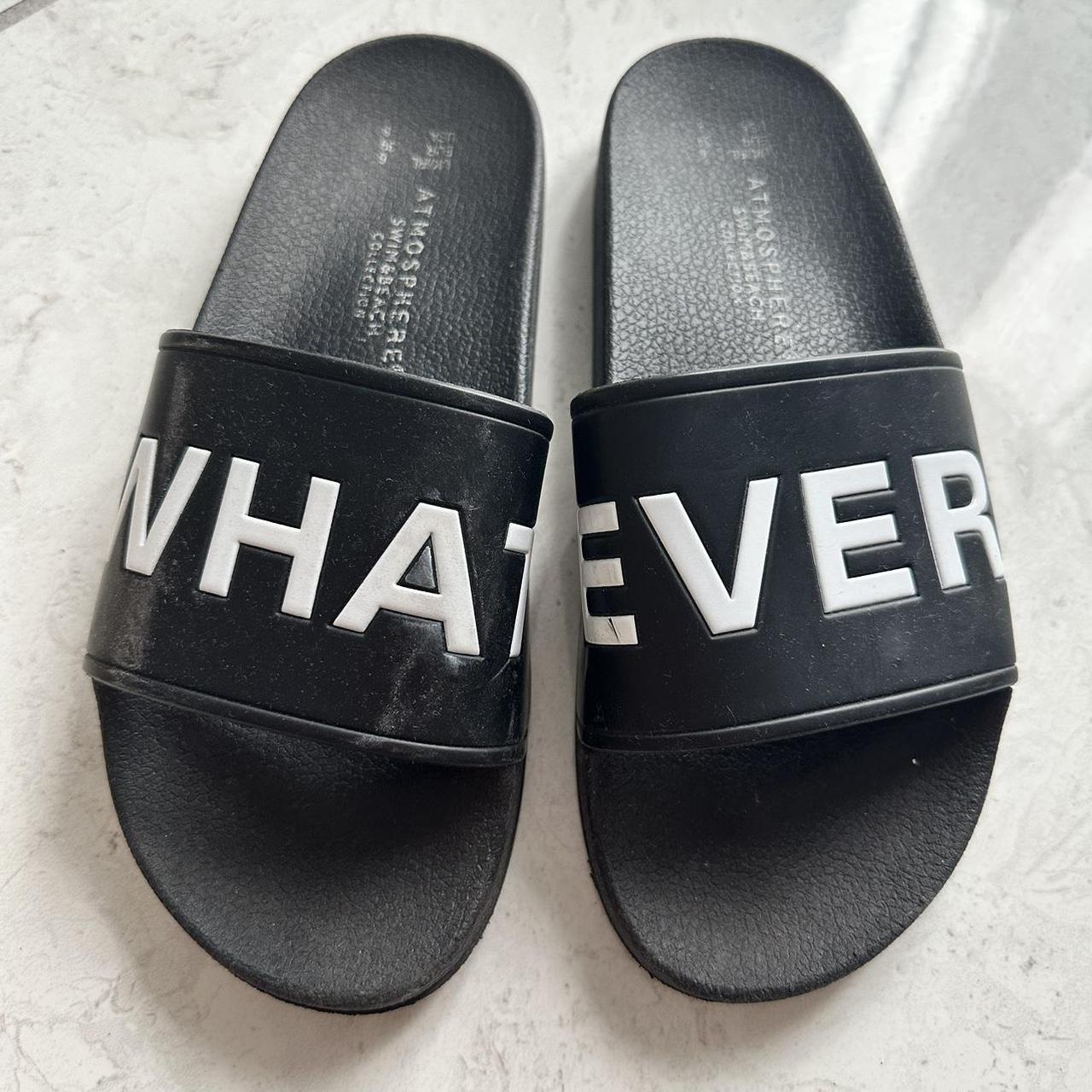 Whatever slides Size 6 Worn with signs of wear and... - Depop