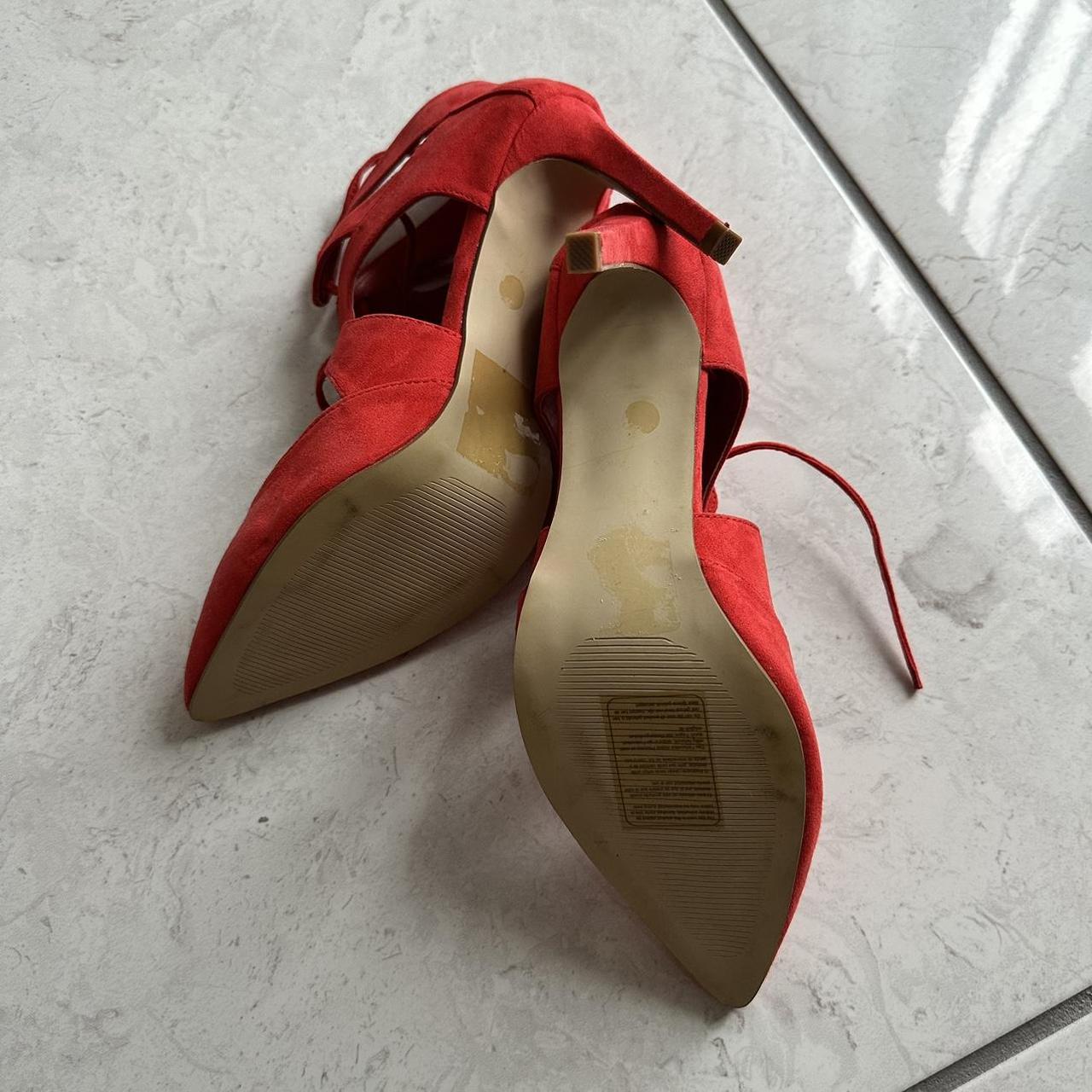 Red shoes Size 6 Unworn / small signs of shelf... - Depop