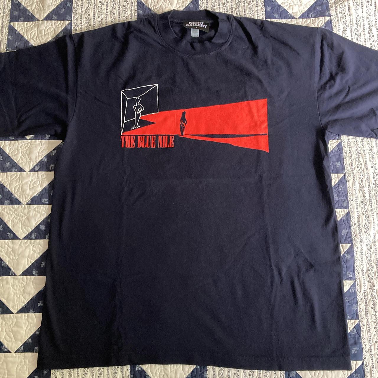 The Blue Nile Night Gallery blue shirt size large.... - Depop
