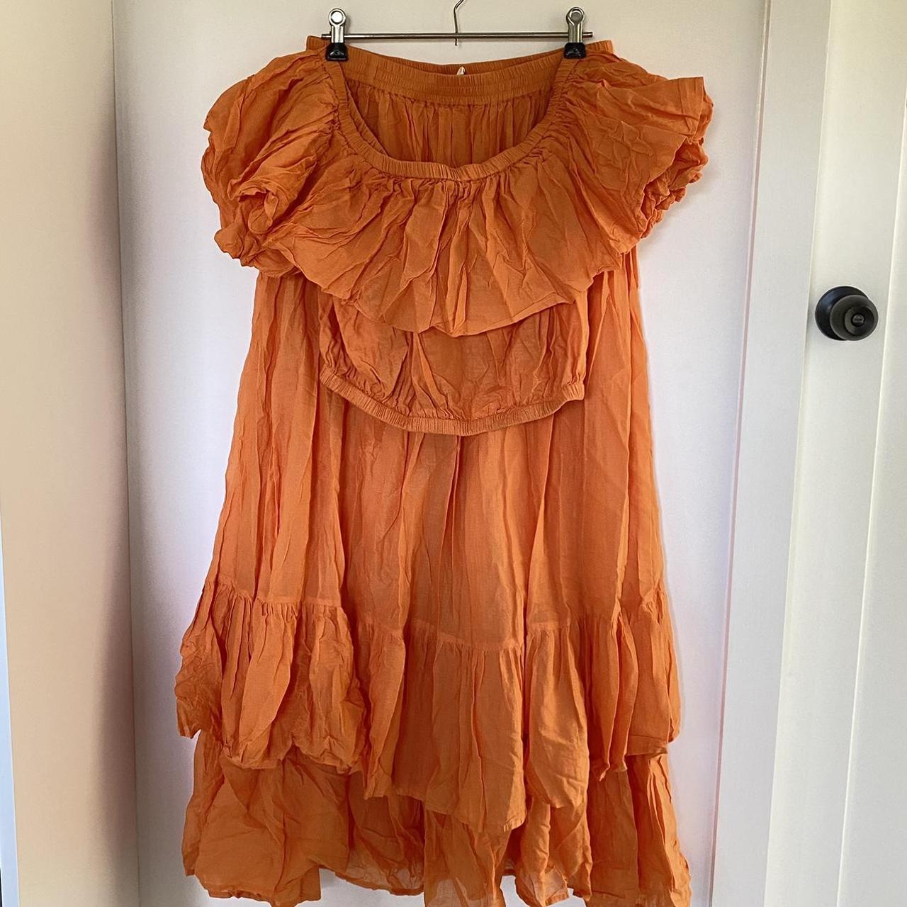 Spell Alexa set - Off shoulder top + frilly skirt... - Depop