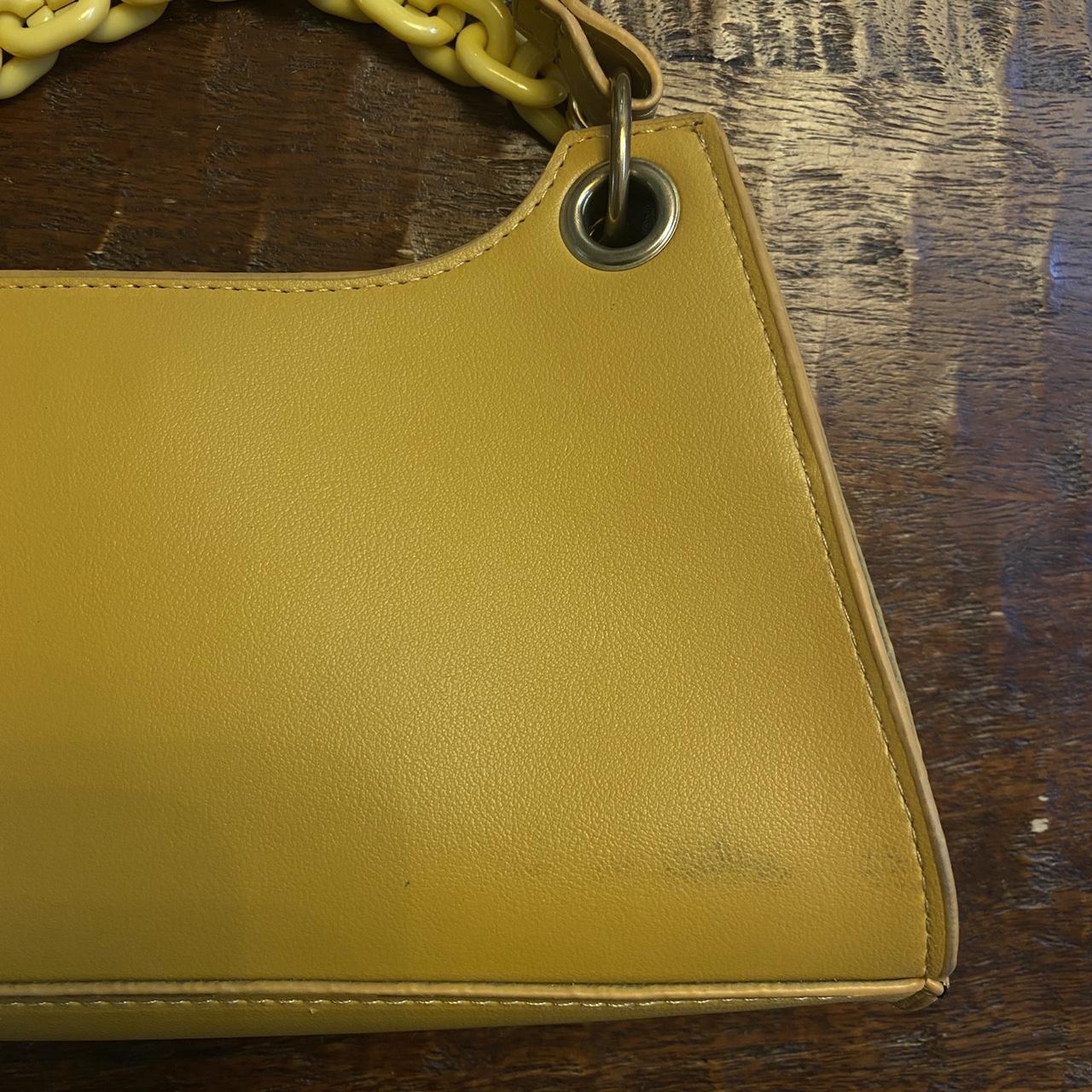 Women's Tan and Yellow Bag | Depop