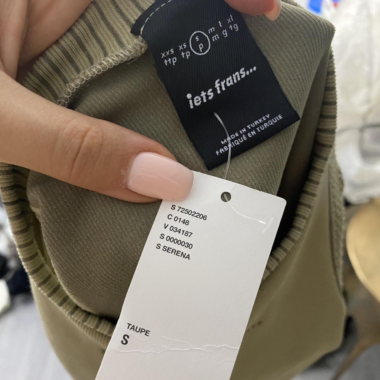 Taupe seamless Serena tank top by Iets Frans. Brand... - Depop