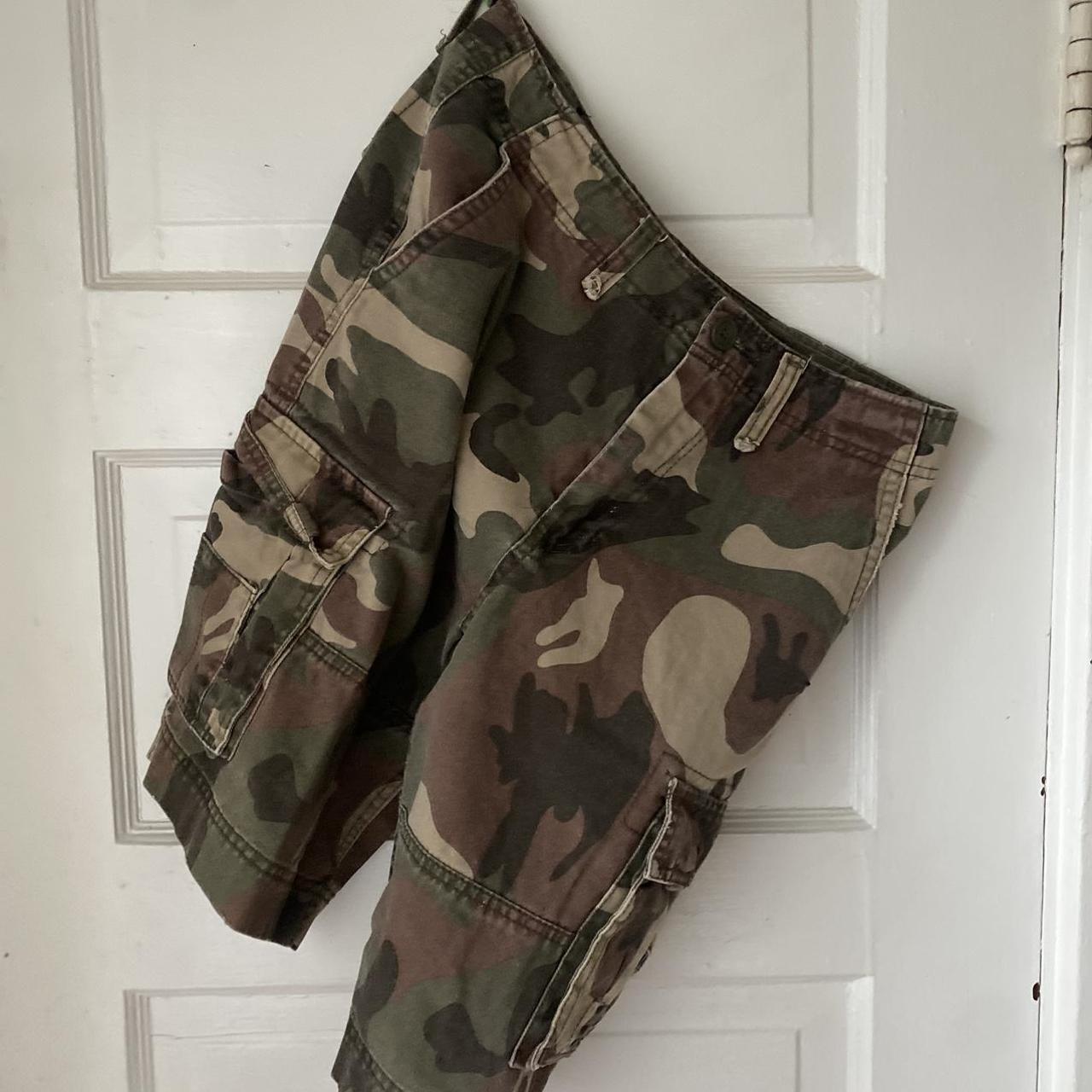 Vintage Foot Locker camo shorts #camoshorts #camo... - Depop