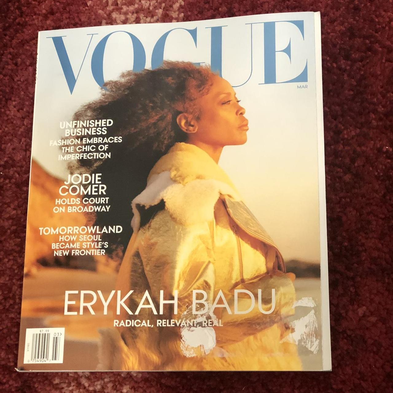 Erykah badu 2023 VOGUE USA MAGAZINE jodie comer... - Depop