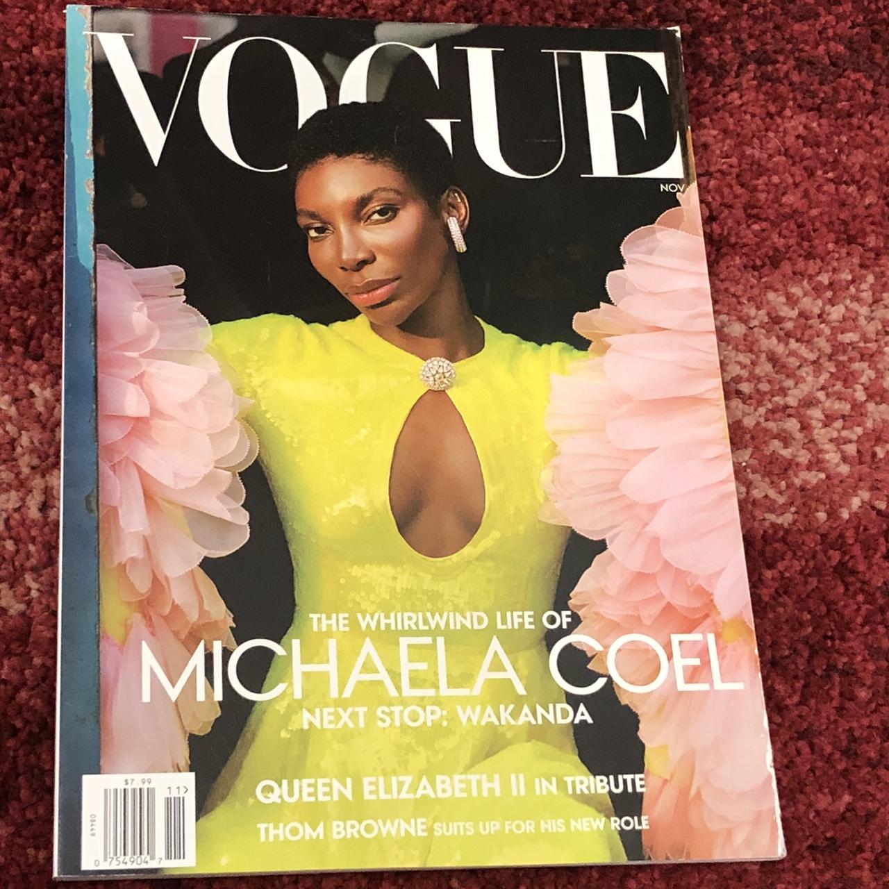 Michaela Coel vogue MAGAZINE 2022 fashion queen... - Depop