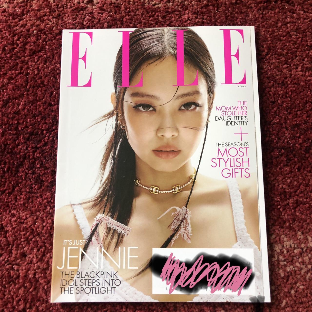 Jennie BLACKPINK KPOP ELLE Fashion Magazine Dec JAN... - Depop