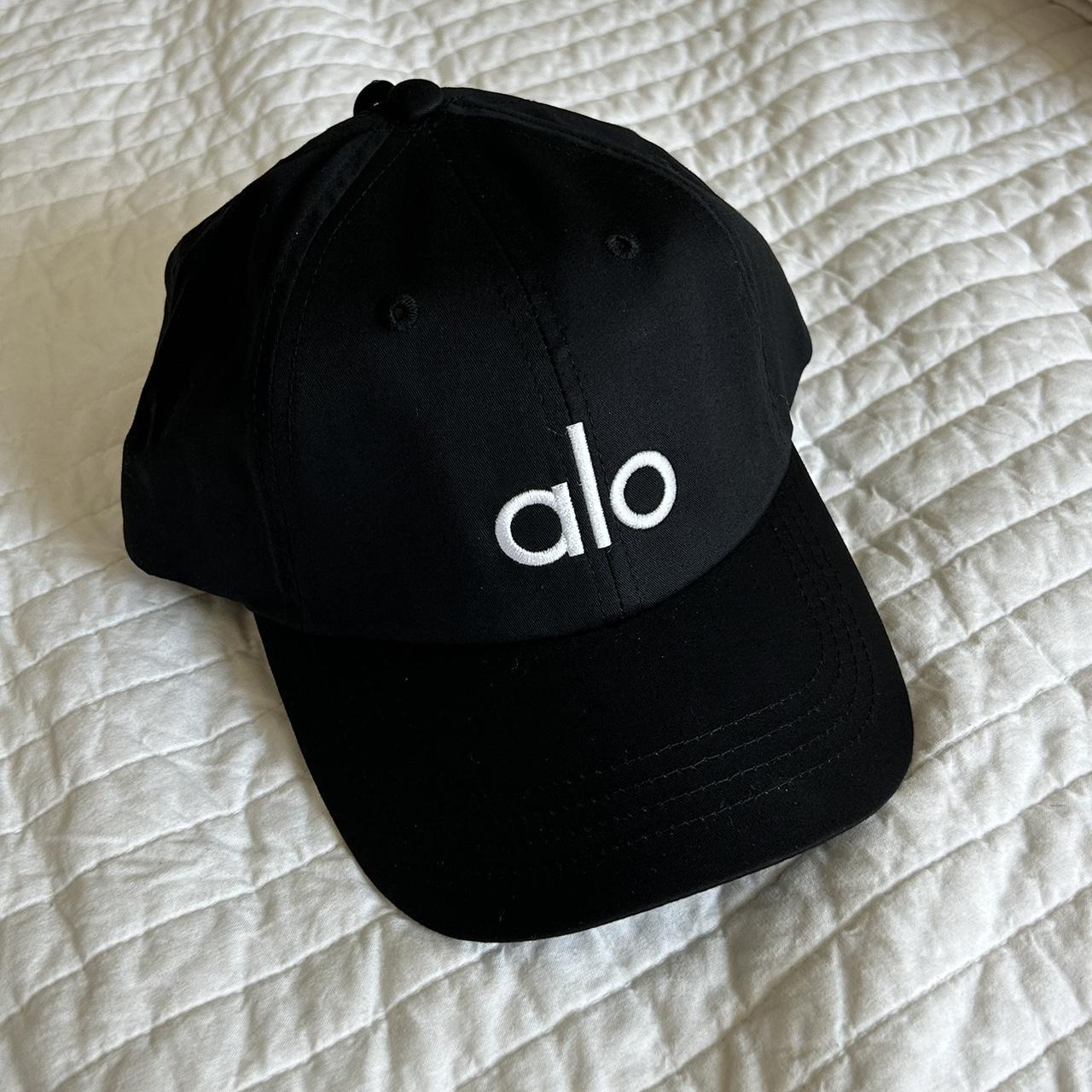 ALO YOGA Off Duty Cap in Black and White! *brand... - Depop