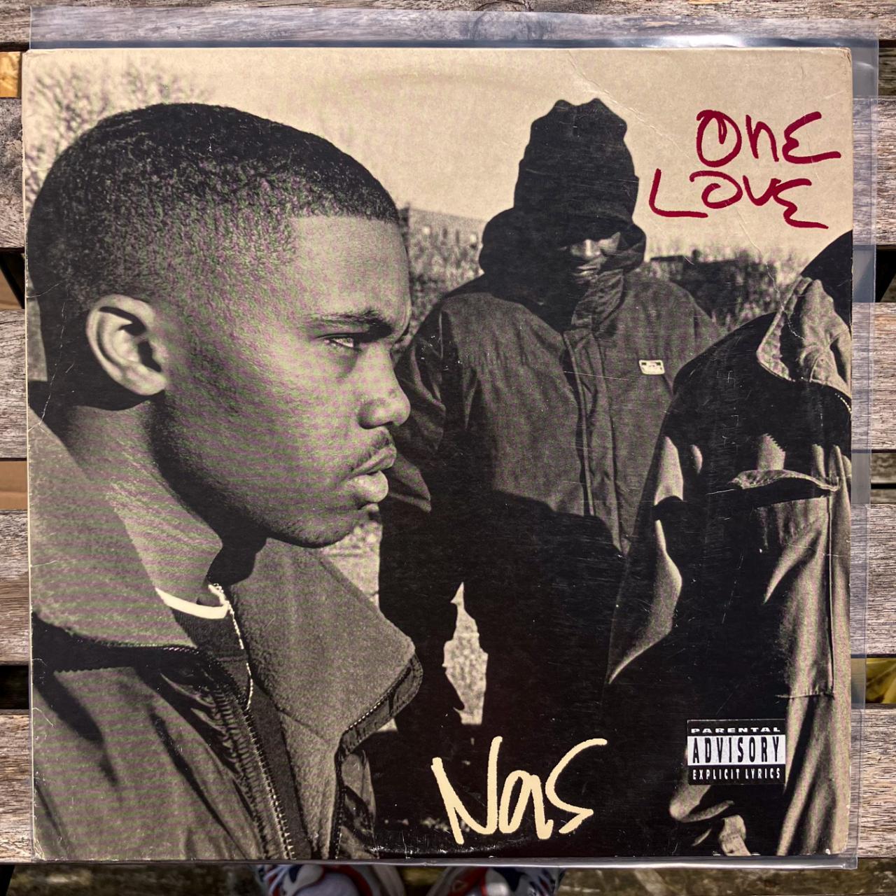 NAS — ONE LOVE Vinyl Record 12” Single, original... - Depop