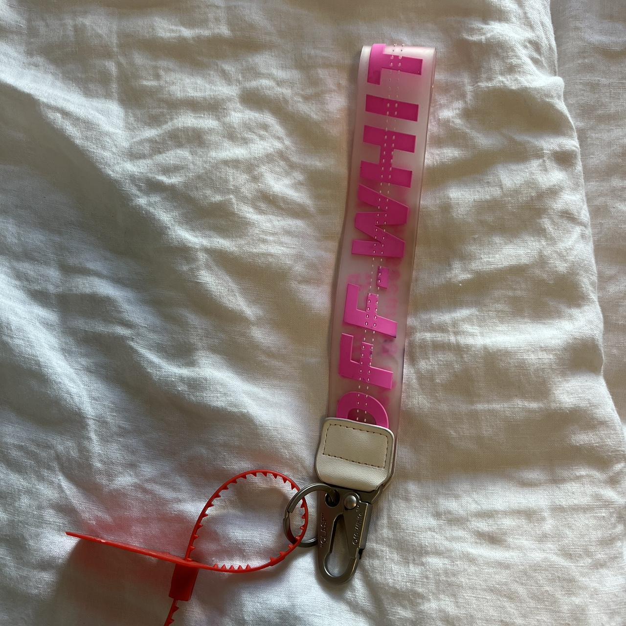 Off-White keychain, never used! #offwhite #keychain... - Depop