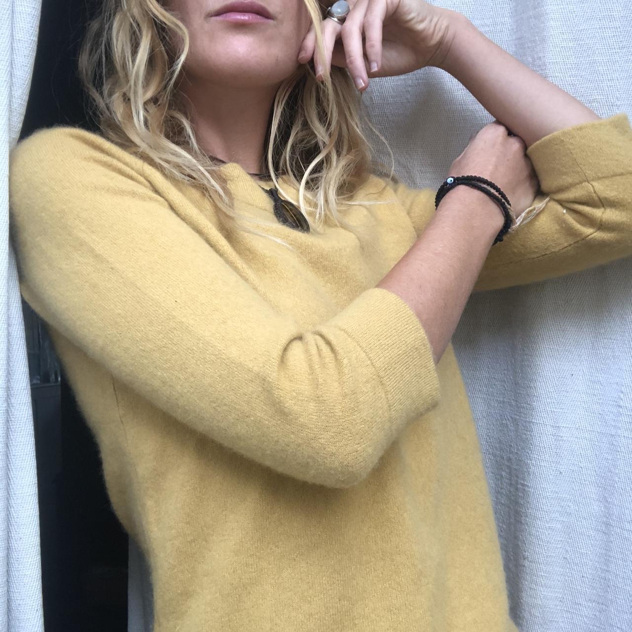 Super soft 100% cashmere jumper in pale sunshine... - Depop