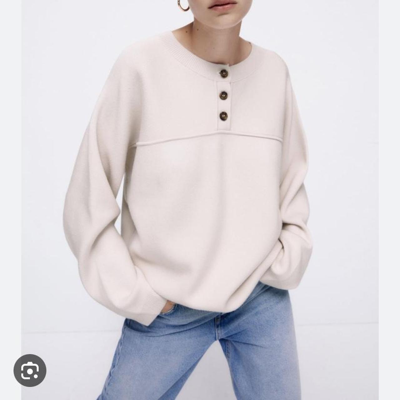 Zara extra soft knit sweater Size: medium Worn a... - Depop