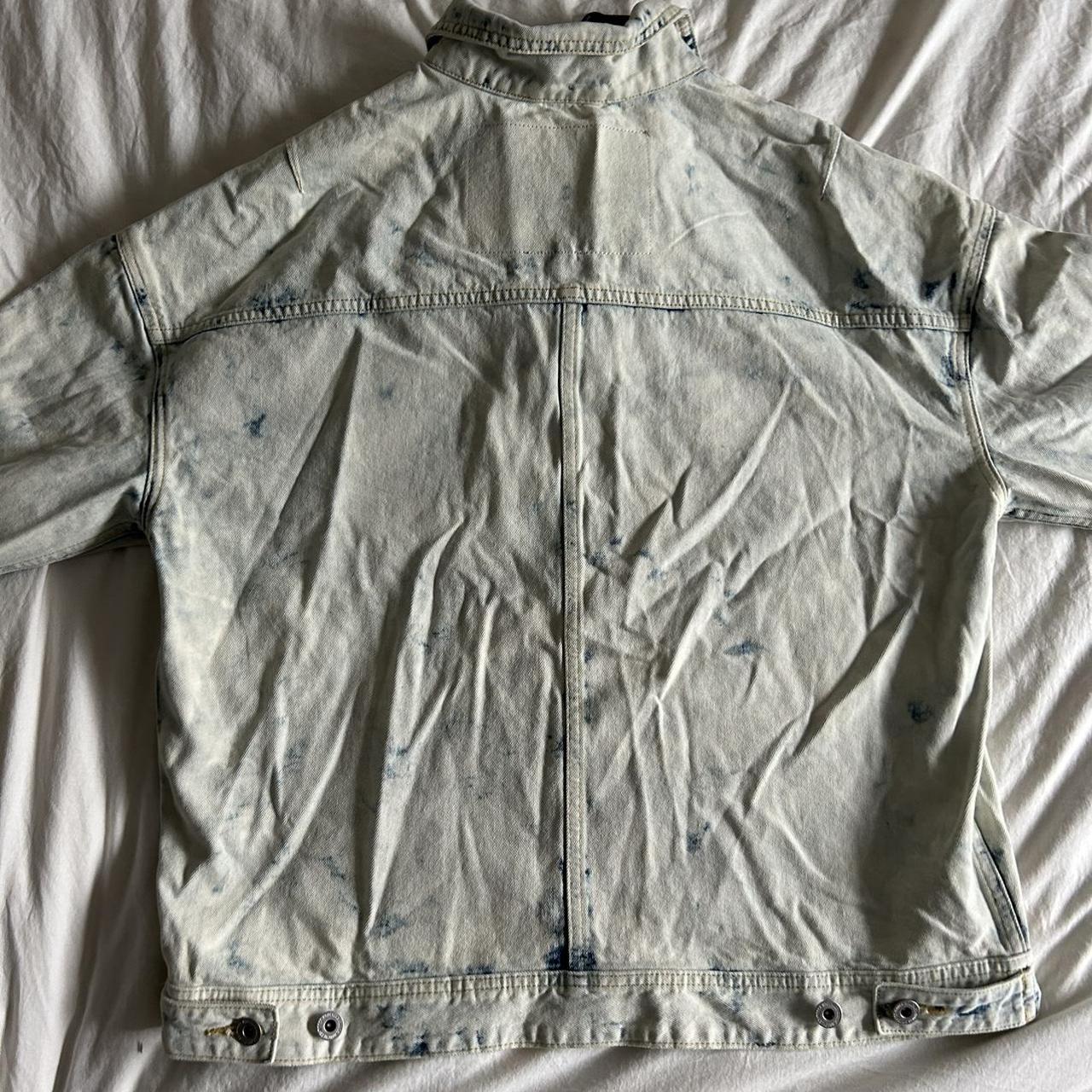 MOOSE KNUCKLES BLEACHED DENIM JACKET Retail was... - Depop