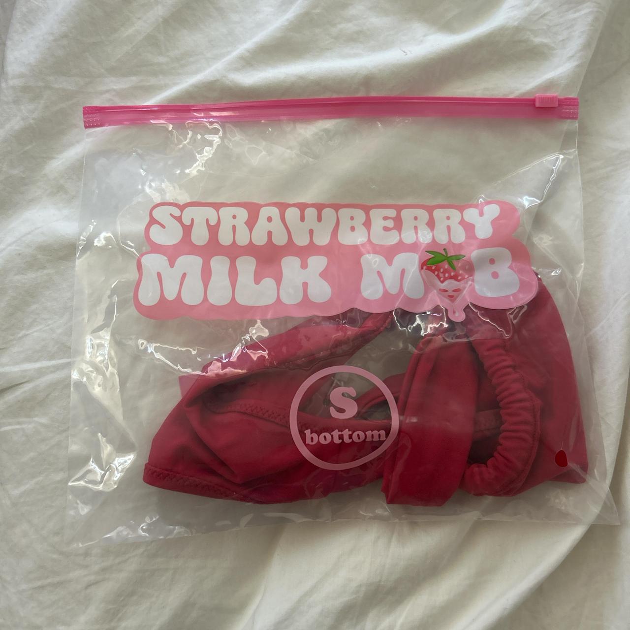 Strawberry milk mob red scarlet bikini! this listing... - Depop