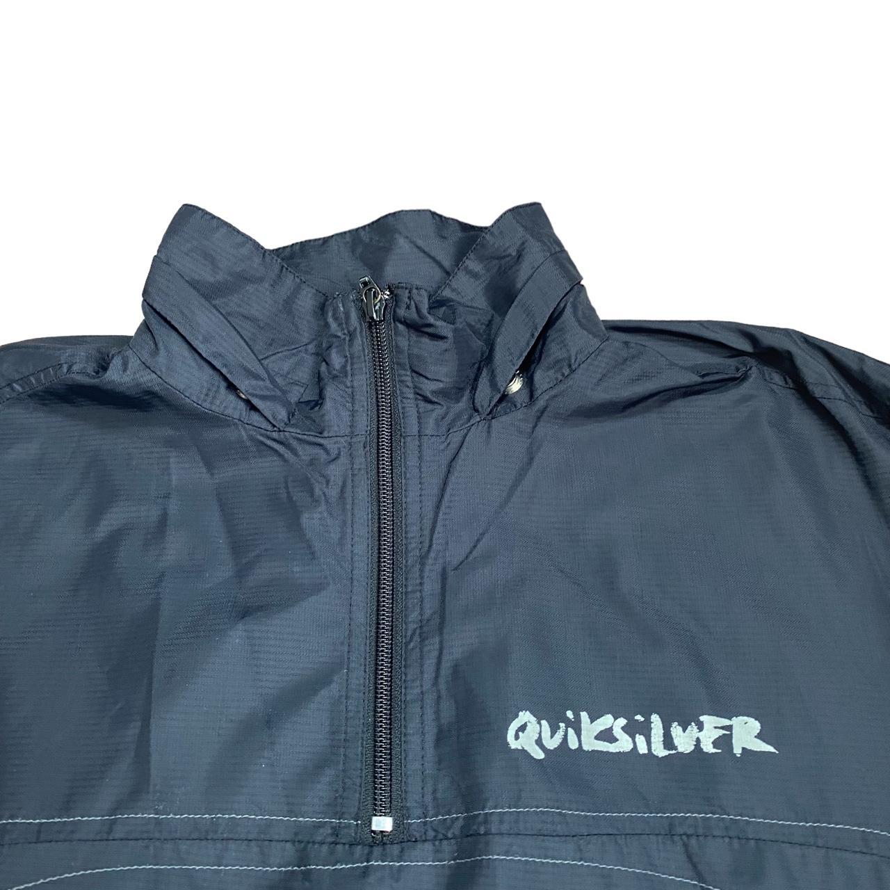 Quiksilver pullover waterproof jacket Quarter 1/4... - Depop
