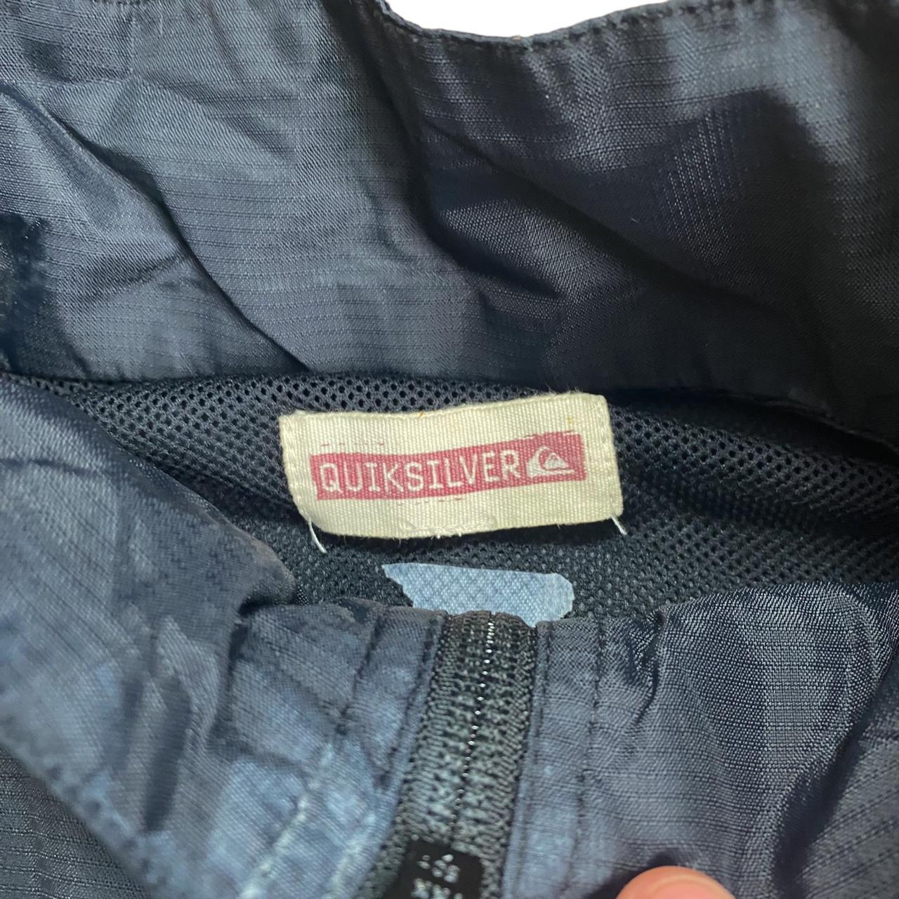 Quiksilver pullover waterproof jacket Quarter 1/4... - Depop