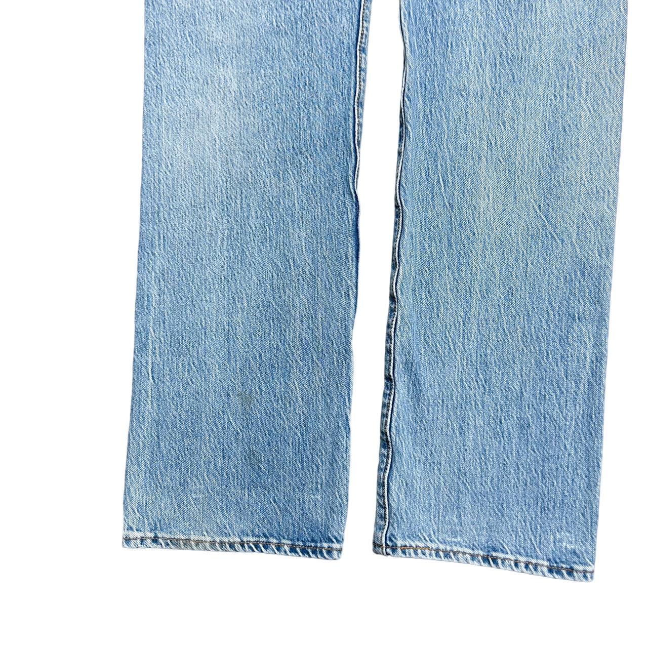 Blue Levis 501 jeans. Light wash blue denim.... - Depop