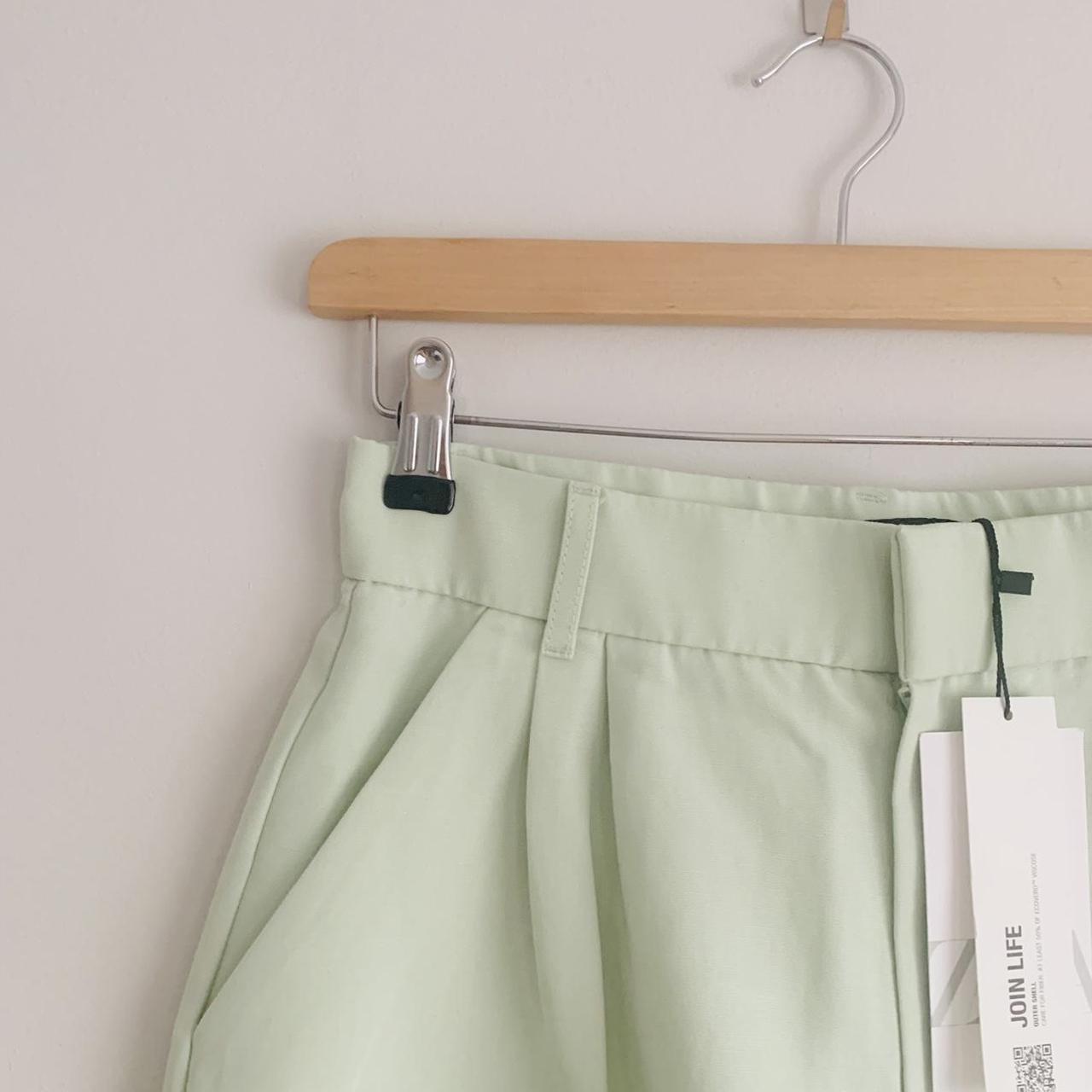 Zara Women's Green Shorts | Depop
