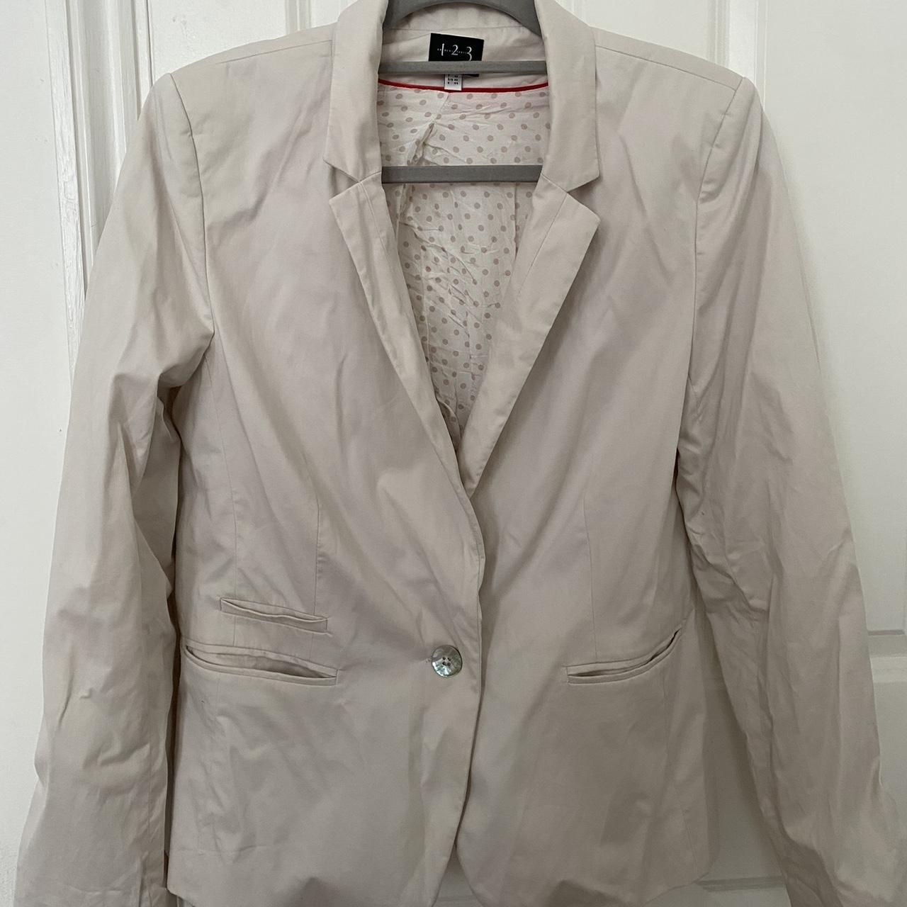 Women's Cream Jacket | Depop