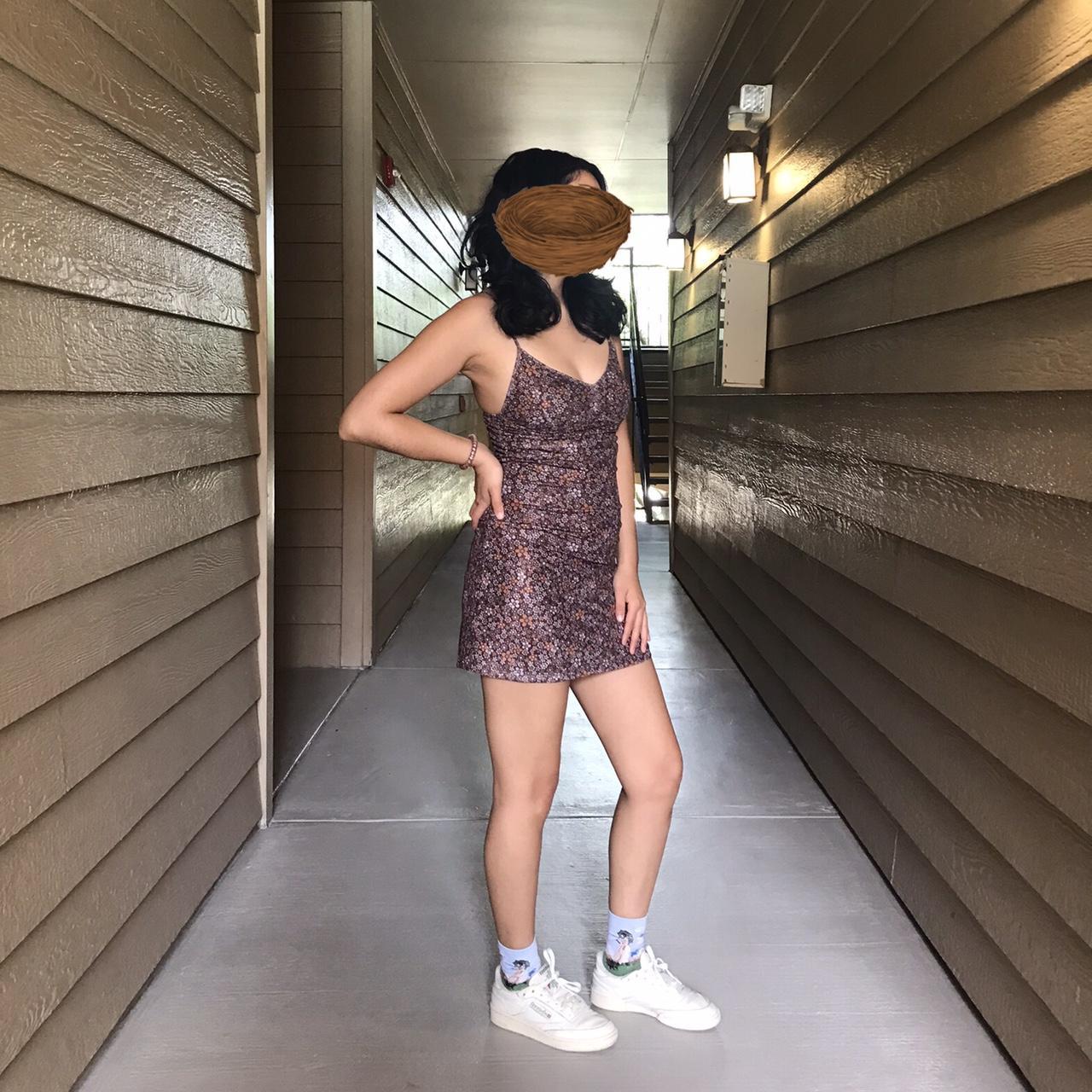 Motel Women's Brown Dress | Depop