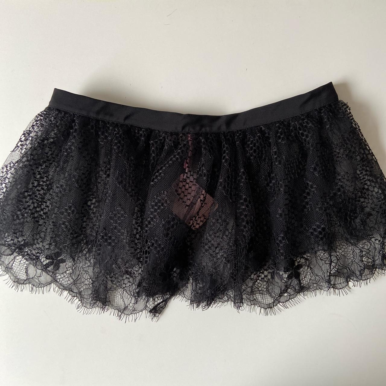 Agent Provocateur black lace “Elsey” micro mini... - Depop