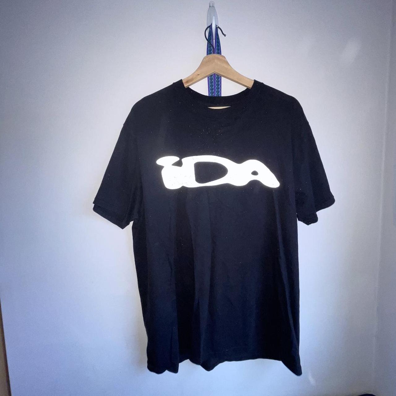 Ida supply black reflective t-shirt Size L Good fit... - Depop