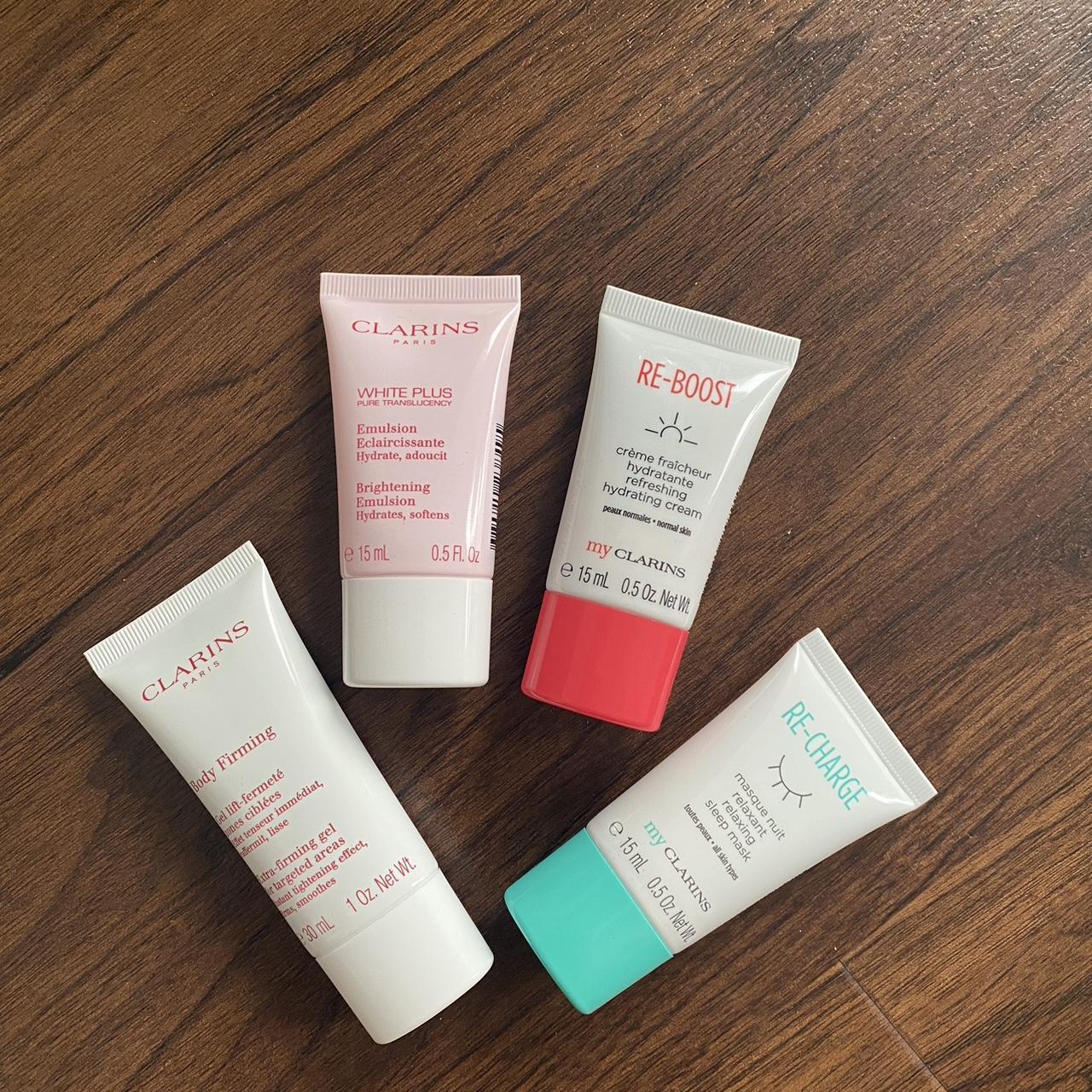 Clarins beauty bundle, all brand new and never used! - Depop