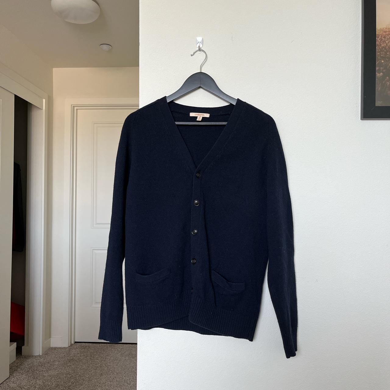 Uniqlo lambs wool cardigan. Fits a tts Medium | Depop