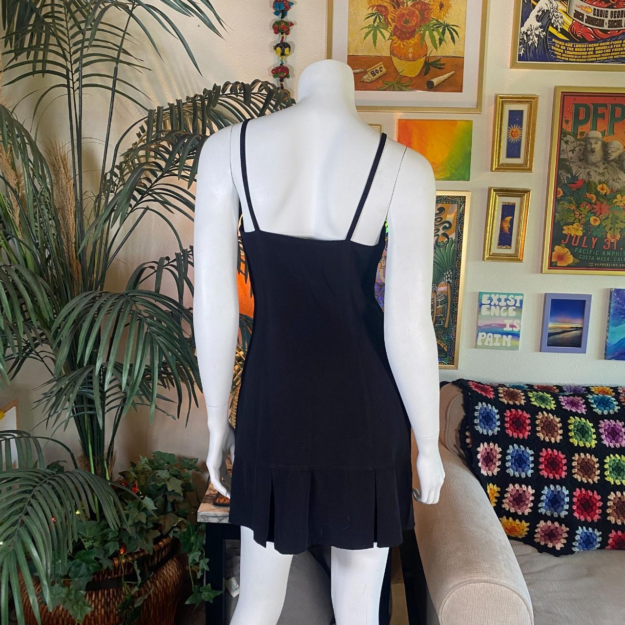 Vintage french connection black mini dress Great... - Depop