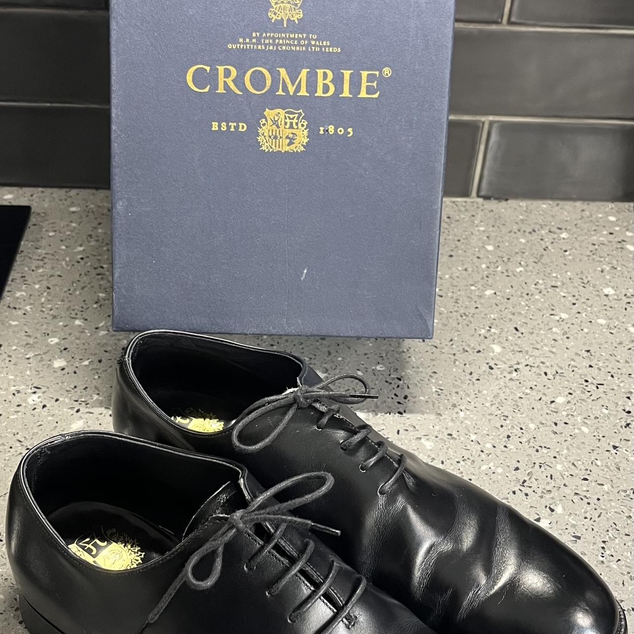 Genuine Mens Crombie Shoes. Black. Size 8.5.... - Depop