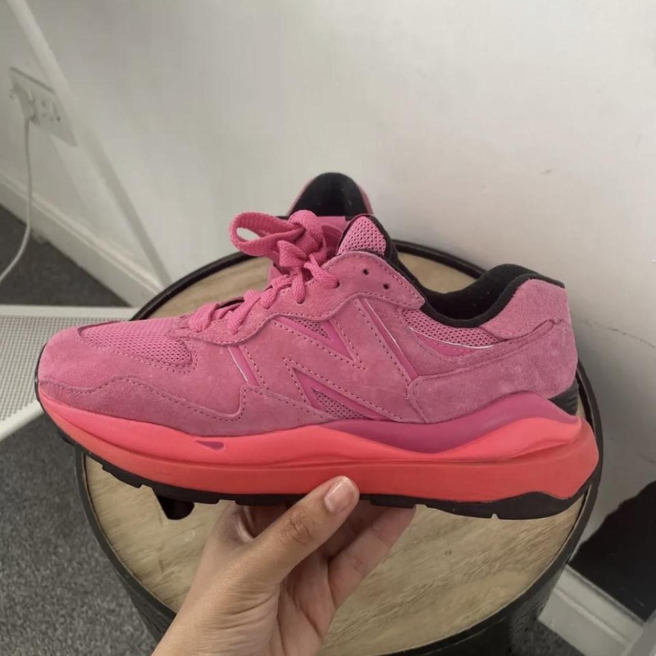 Pink new balance trainers size 6 new balance... - Depop