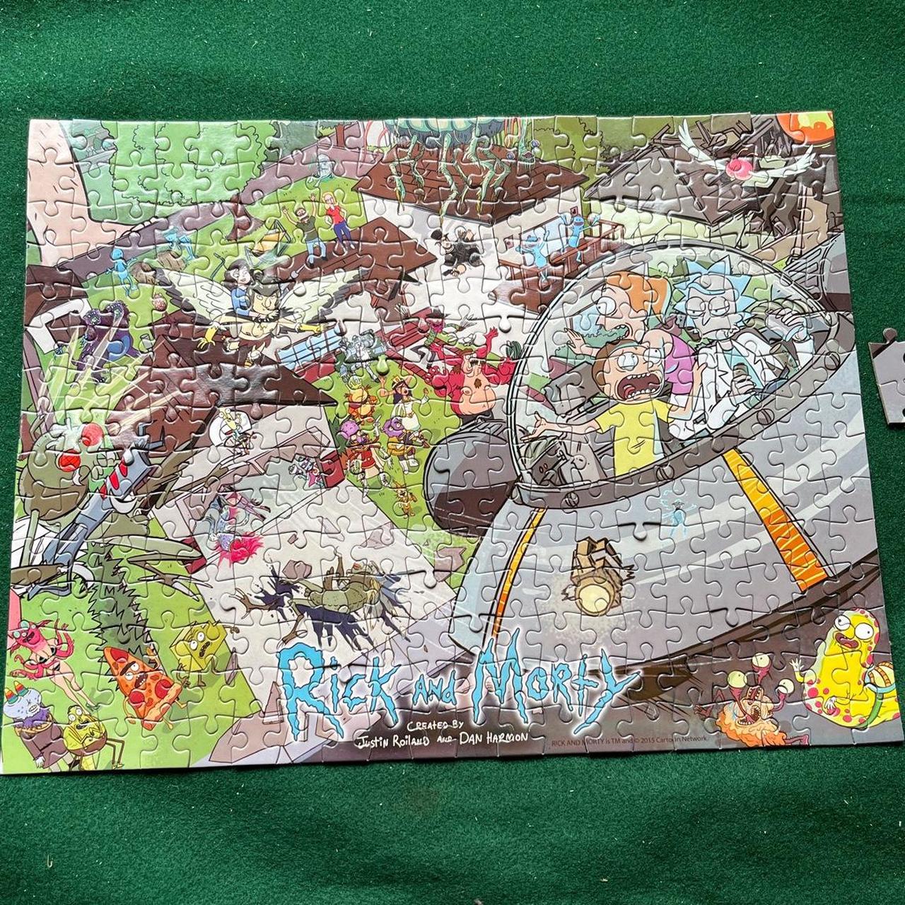 Rick and Morty puzzle Comes in original box Done... - Depop