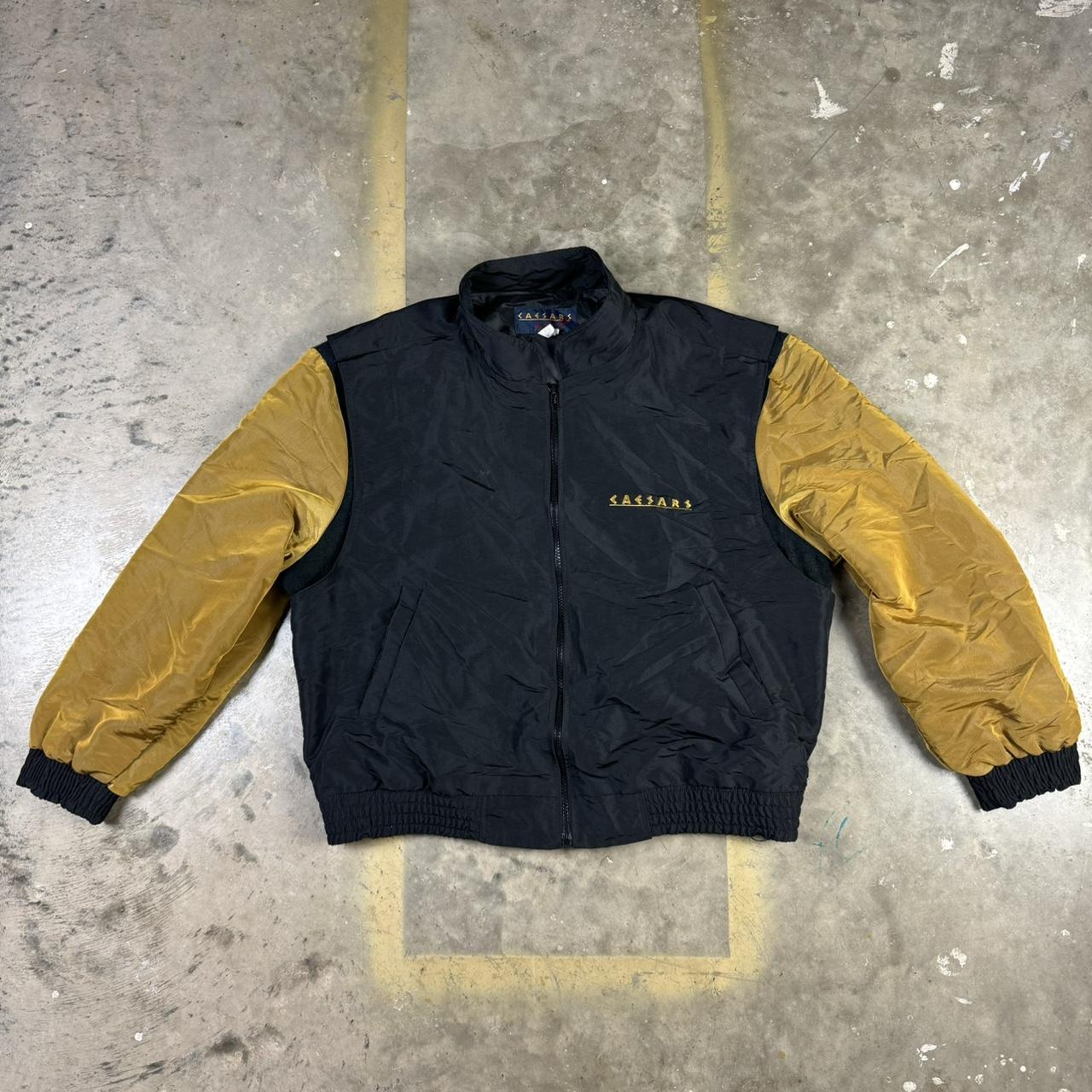 Vintage 1980s Caesars Palace zip up jacket Size... - Depop