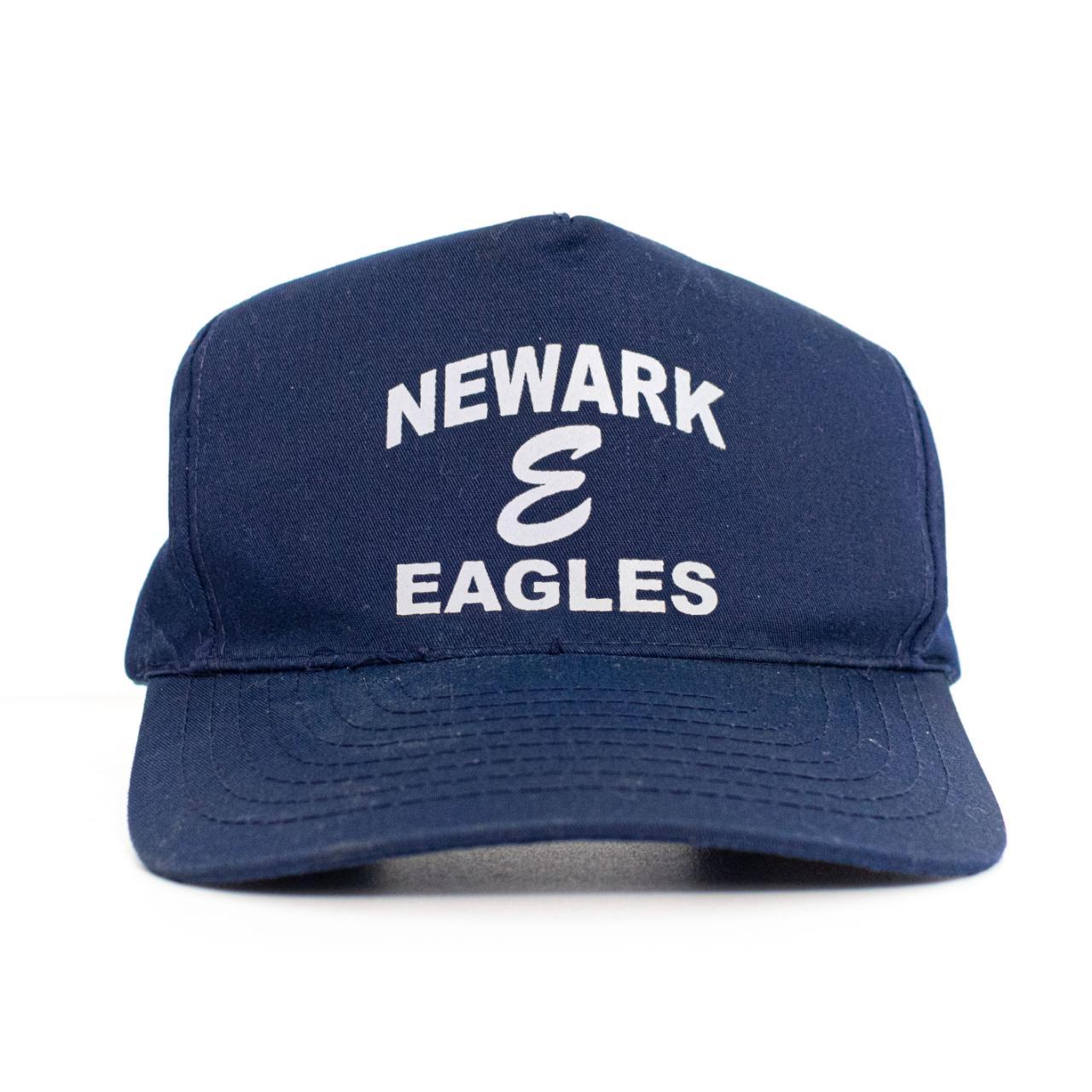 Vintage 90s Newark Eagles Baseball Nissin Snapback... - Depop