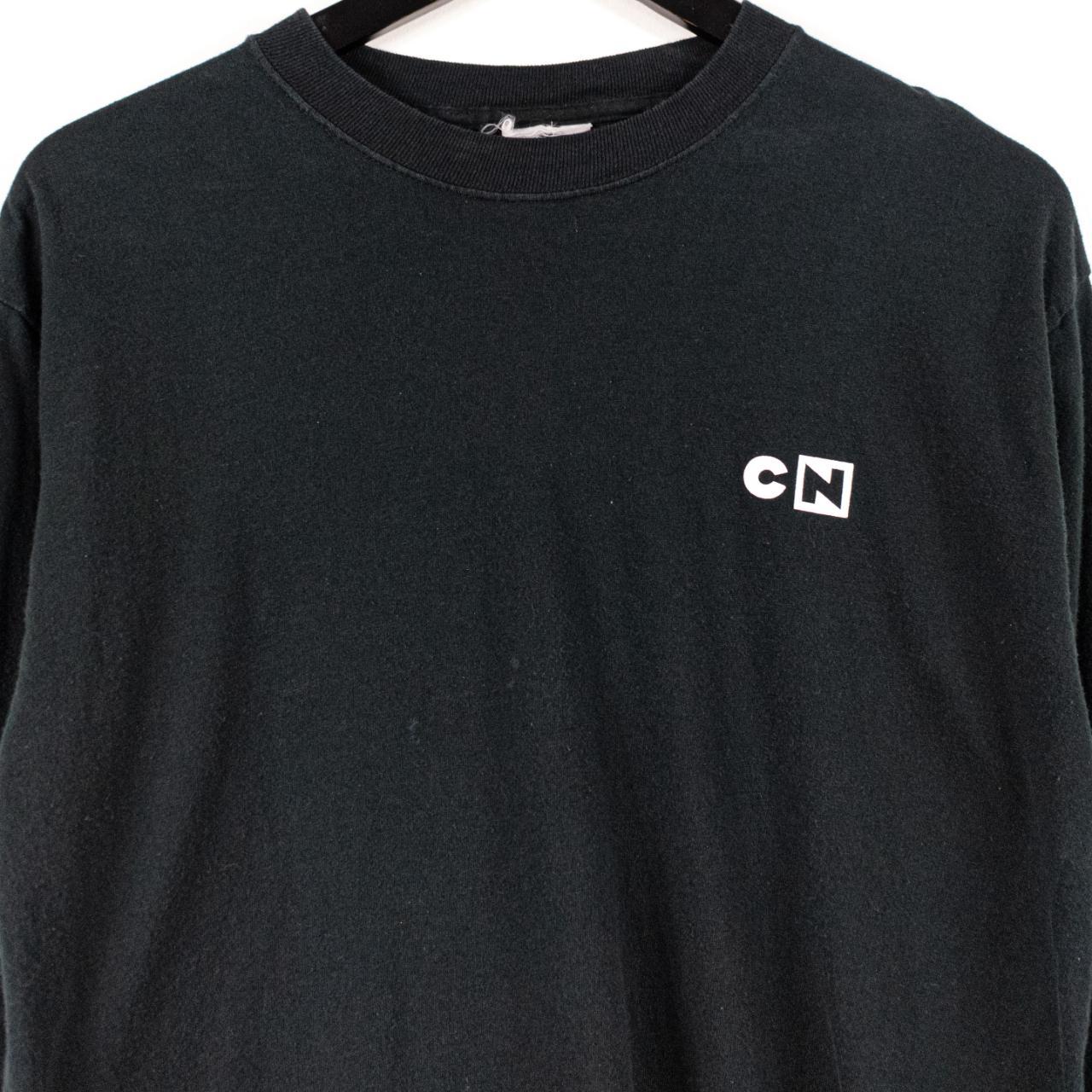 Y2K Cartoon Network Box Logo Long Sleeve T-Shirt... - Depop