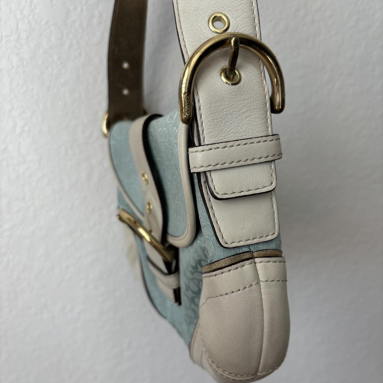 Authentic Light Blue Coach Soho shoulder bag The... - Depop