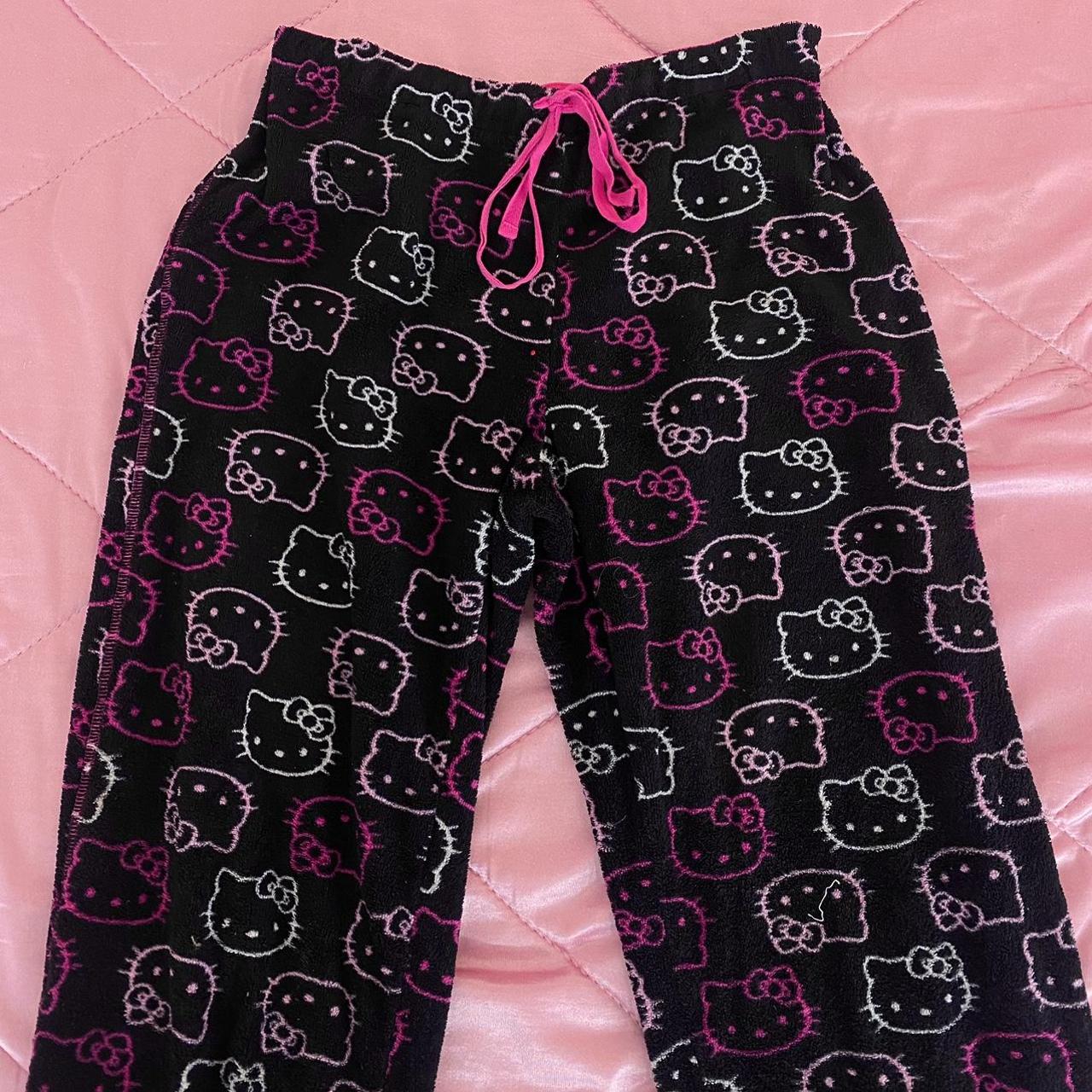 Hello Kitty PJ Pants Size Large Sleepwear Pajama... - Depop
